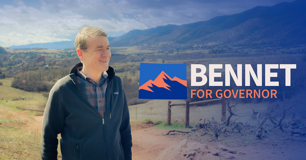 Michael Bennet Announces Campaign for Colorado Governor - Michael Bennet for Governor
